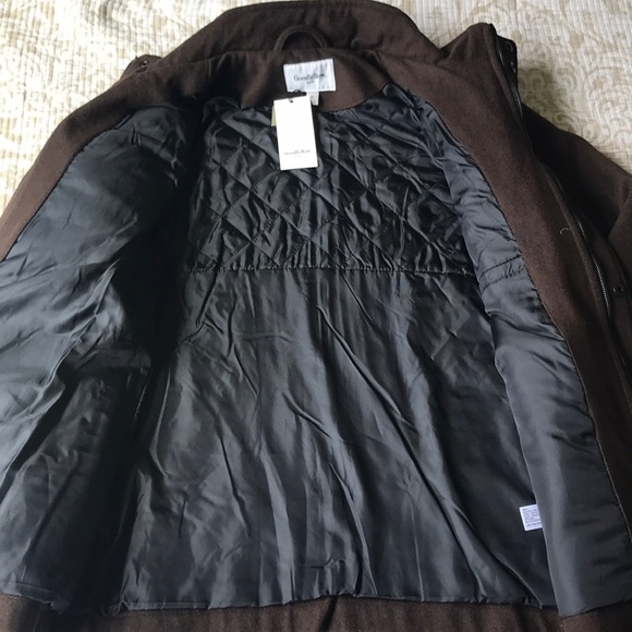 Goodfellow & Co | Jackets & Coats | Nwt Goodfellow Co Jacket Brown Wool ...